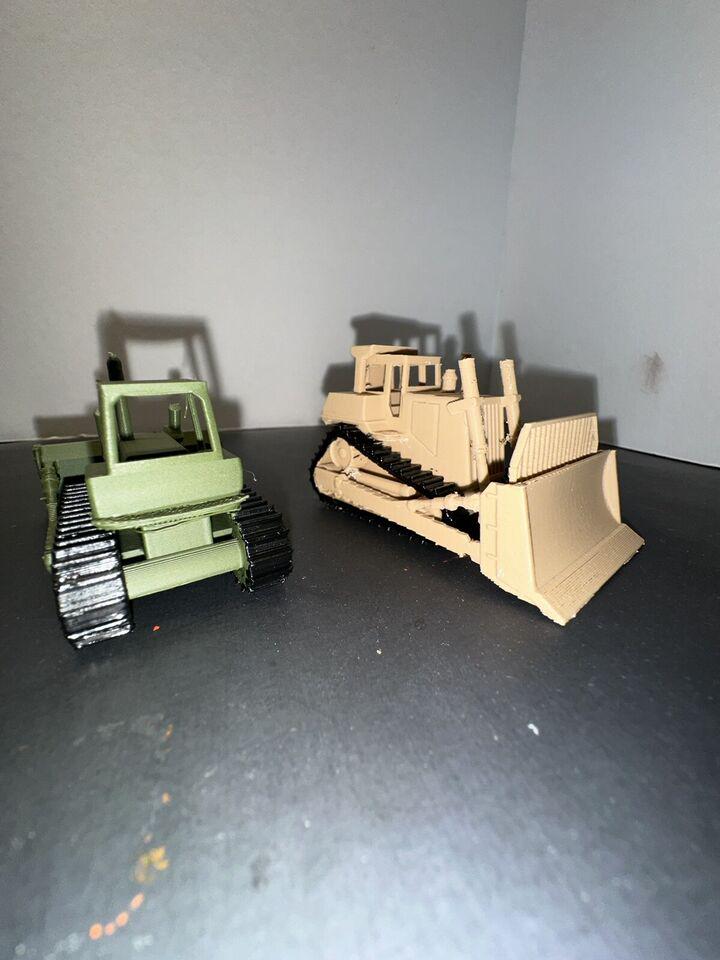 HO Scale Bulldozer (2 - Pack) 1:87 Model Railroad Truck Construction ...