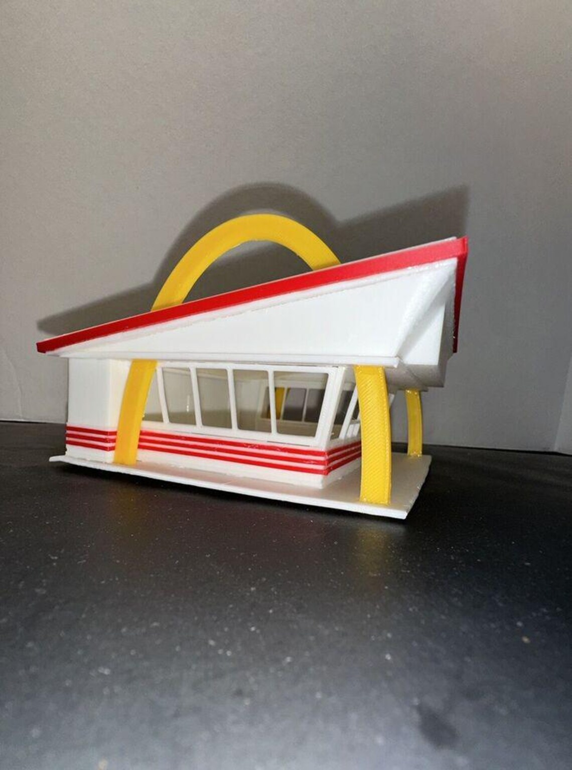 HO Scale Fast Food Chain Restaurant Drive Thru 1:87 Building Mcdonald's ...