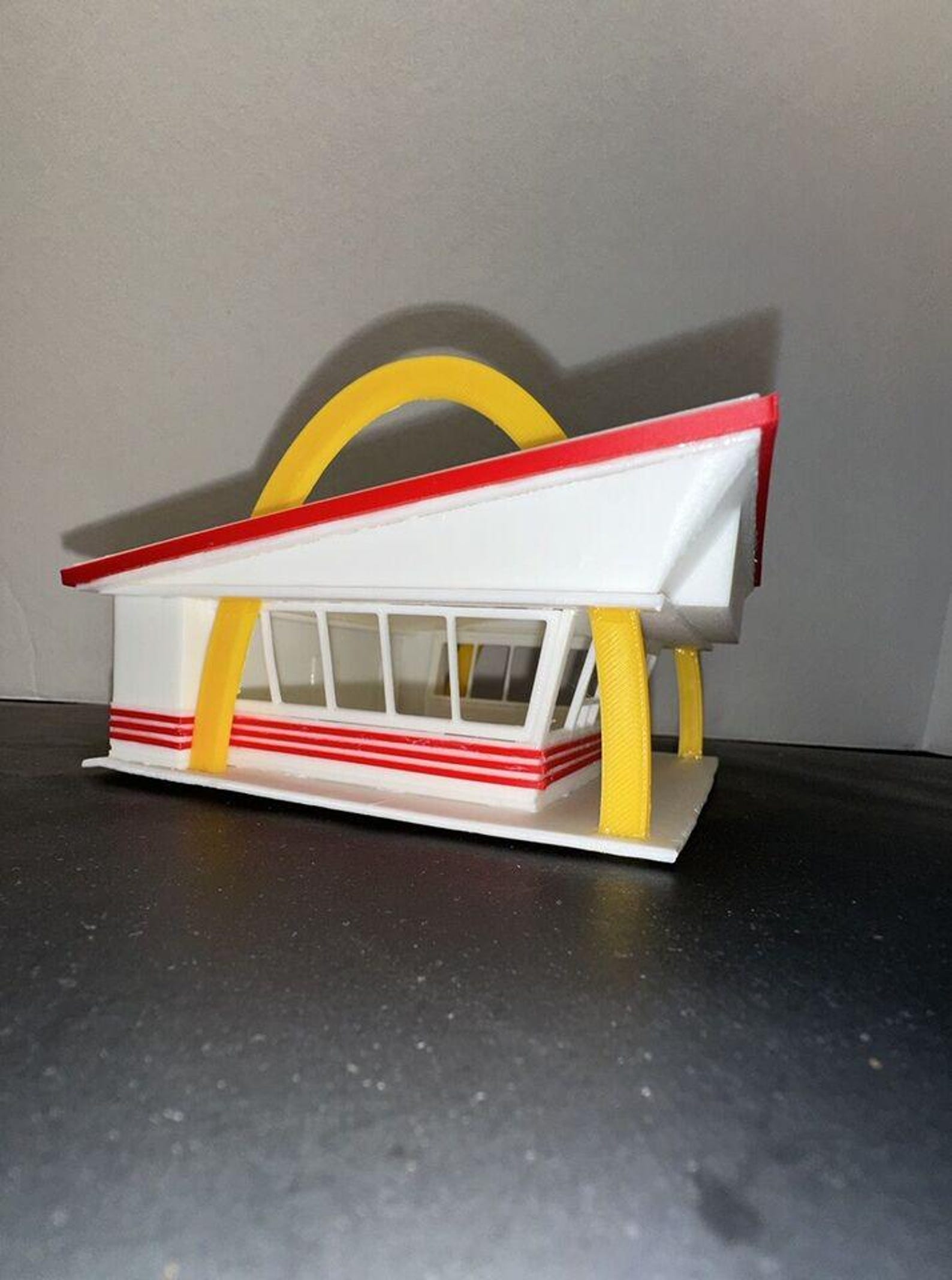 HO Scale Fast Food Chain Restaurant Drive Thru 1:87 Building Mcdonald's ...