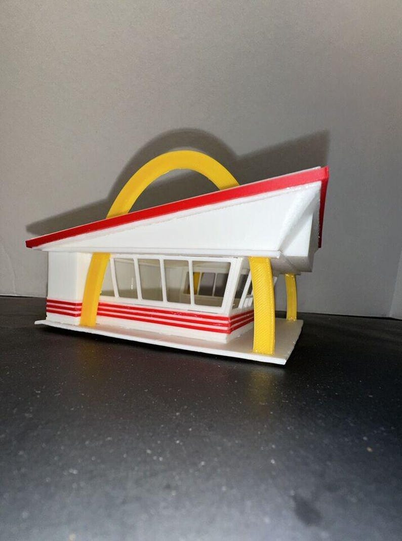 HO Scale Fast Food Chain Restaurant Drive Thru 1:87 Building Mcdonald's ...