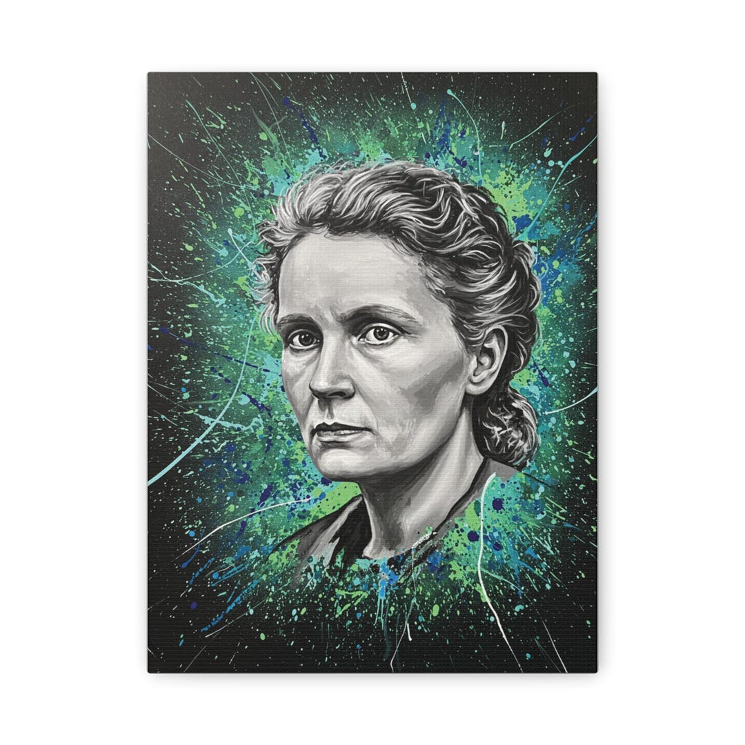 Marie Curie Canvas Print: Inspirational Scientist Portrait Art - Etsy