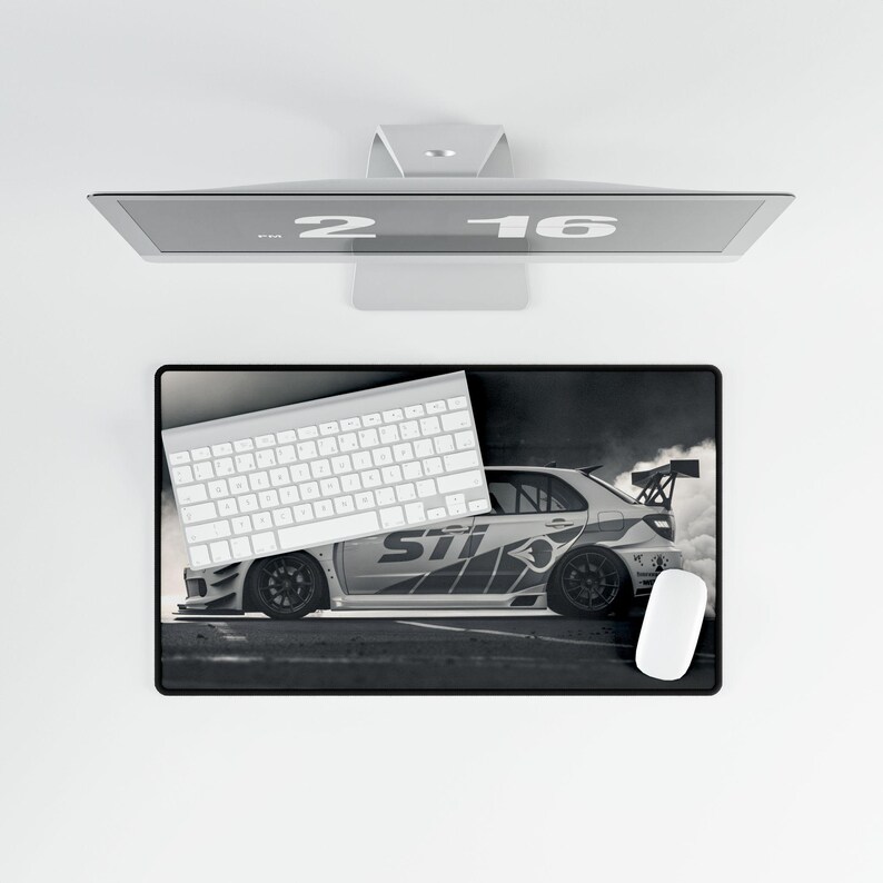 Subaru Impreza WRX STI Desk Mat: Minimalist Office Decor - Etsy