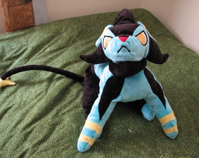 Pokemon Luxio Plush Toy Stuffed Animal-preorder - Etsy