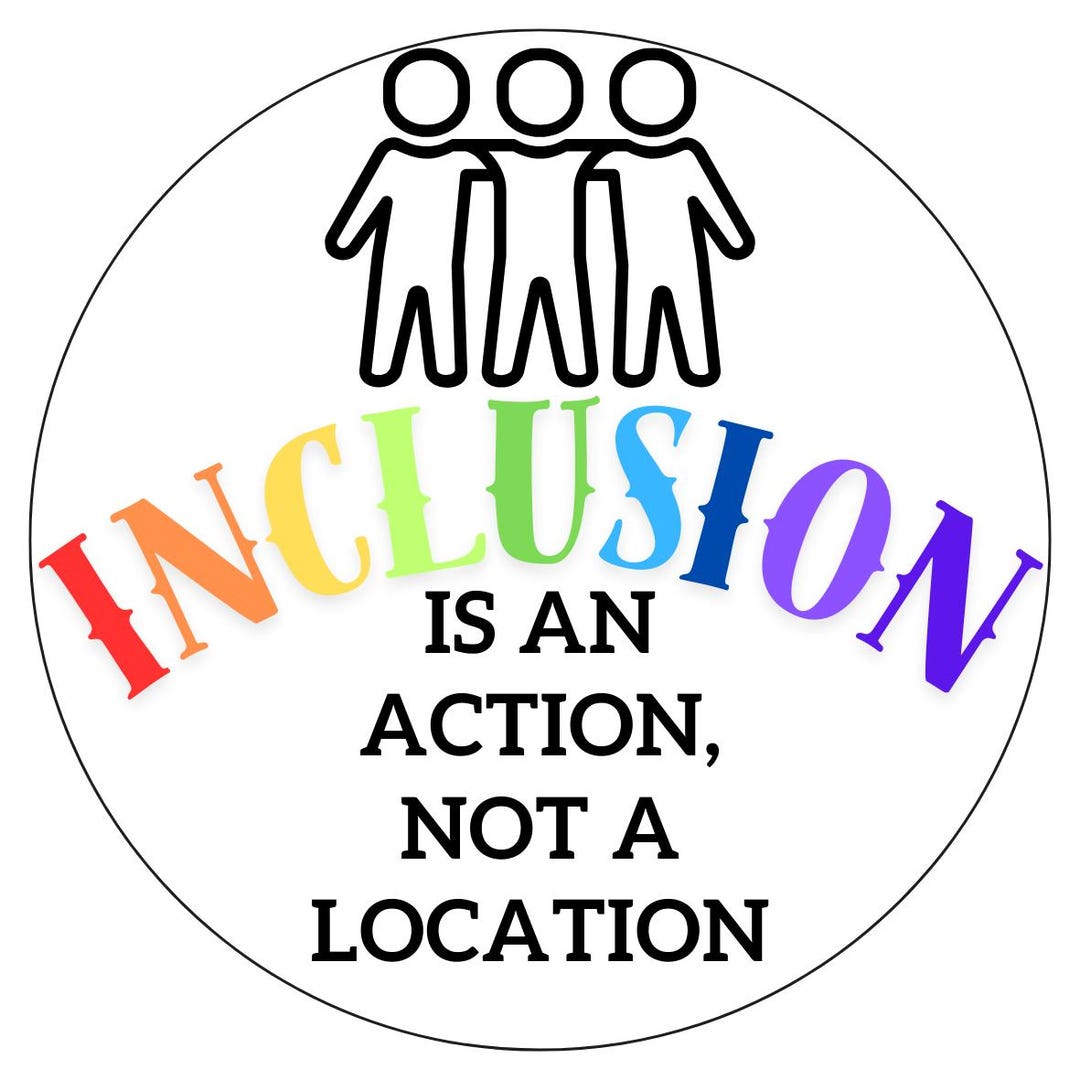 Inclusion Sticker - Etsy