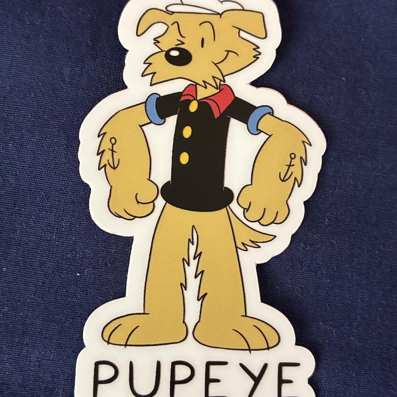 Popeye Vinyl Decal - Etsy