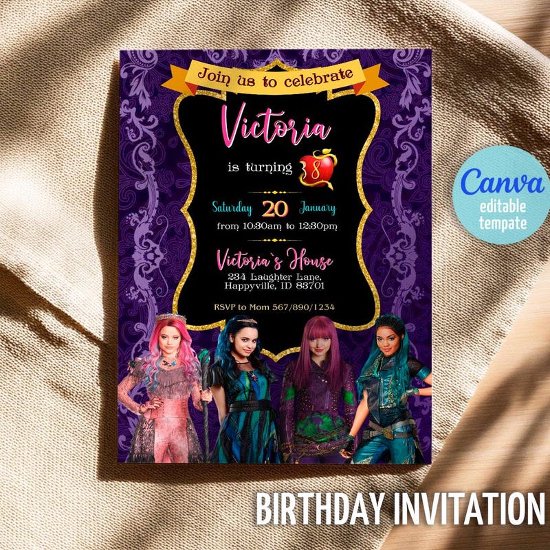 Descendants 3 Printables - Etsy