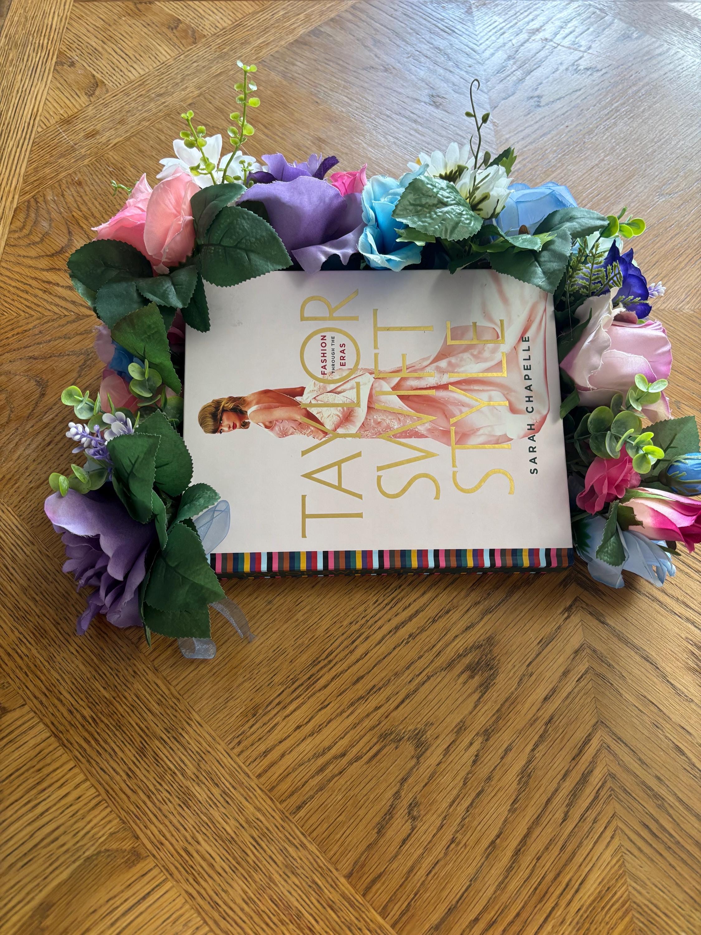 Taylor Swift Inspired Coffee Table Book Decor | Floral Book Arrangement ...