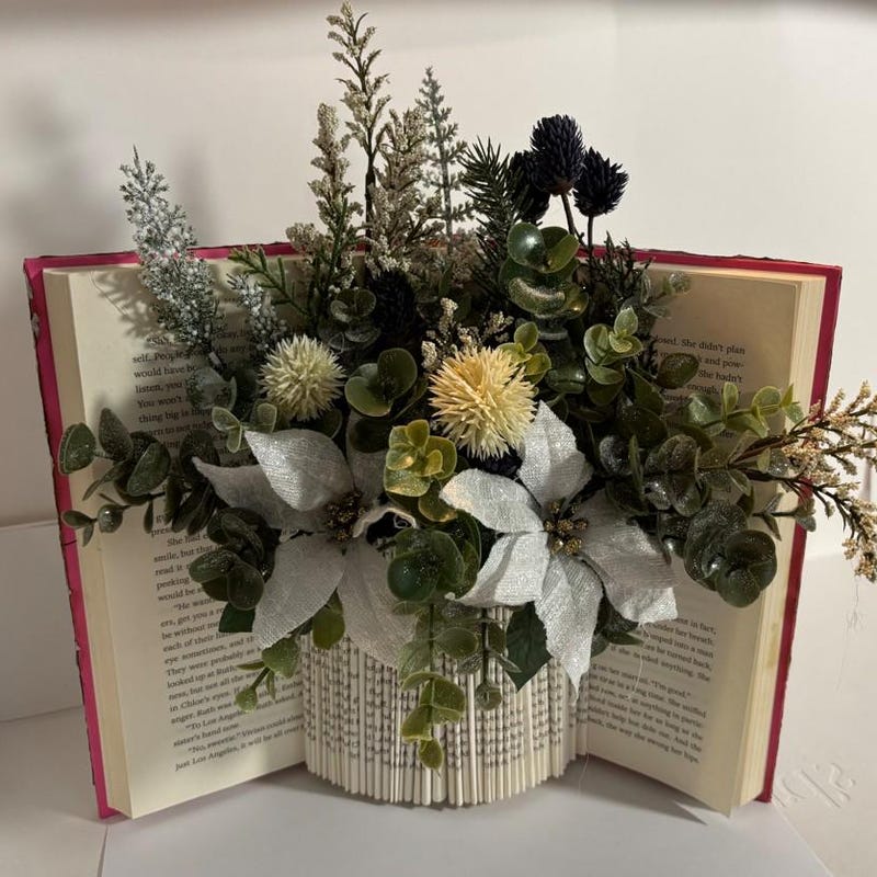 Book Centerpiece - Etsy