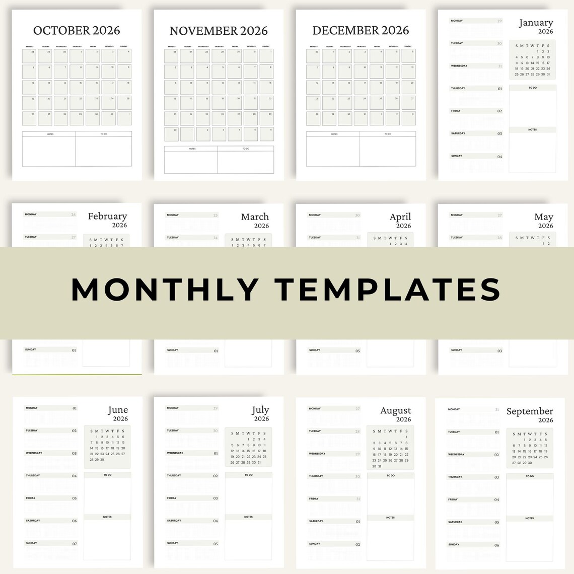 2026 Teacher Planner, Printable Classroom Organizer, Lessons , PLR ...