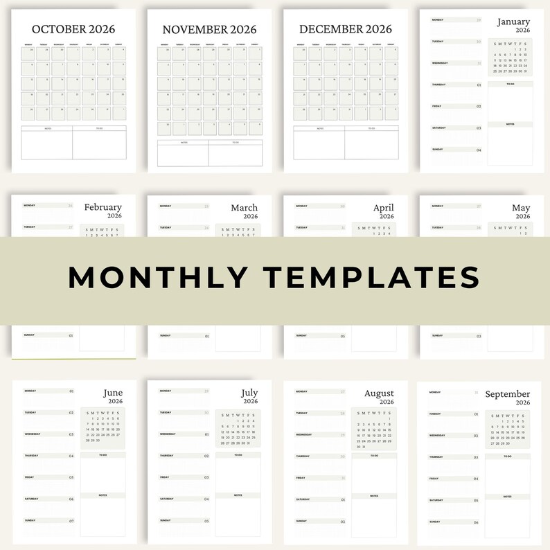 2026 Teacher Planner, Printable Classroom Organizer, Lessons , PLR ...