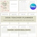 2026 Teacher Planner, Printable Classroom Organizer, Lessons , PLR ...