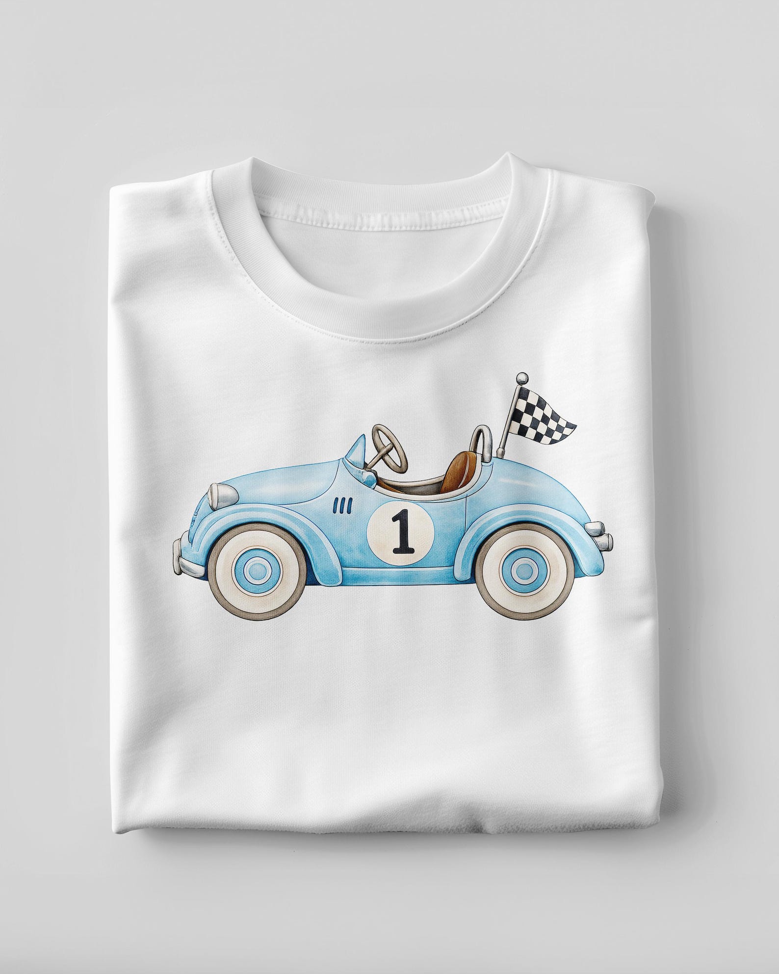Vintage Race Car 1st Birthday PNG: Fast One Design (digital Download ...