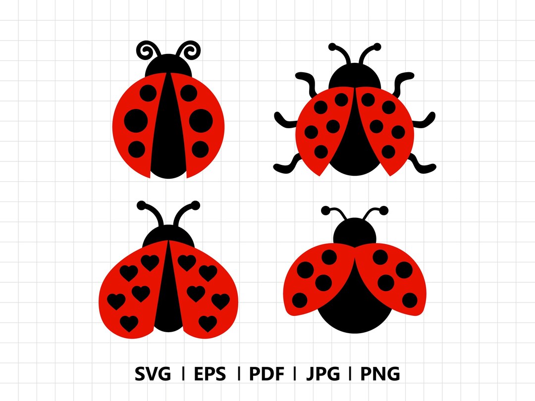 Layered Ladybug Svg, Ladybug Bundle Svg Files, Ladybug Clipart, Cut ...