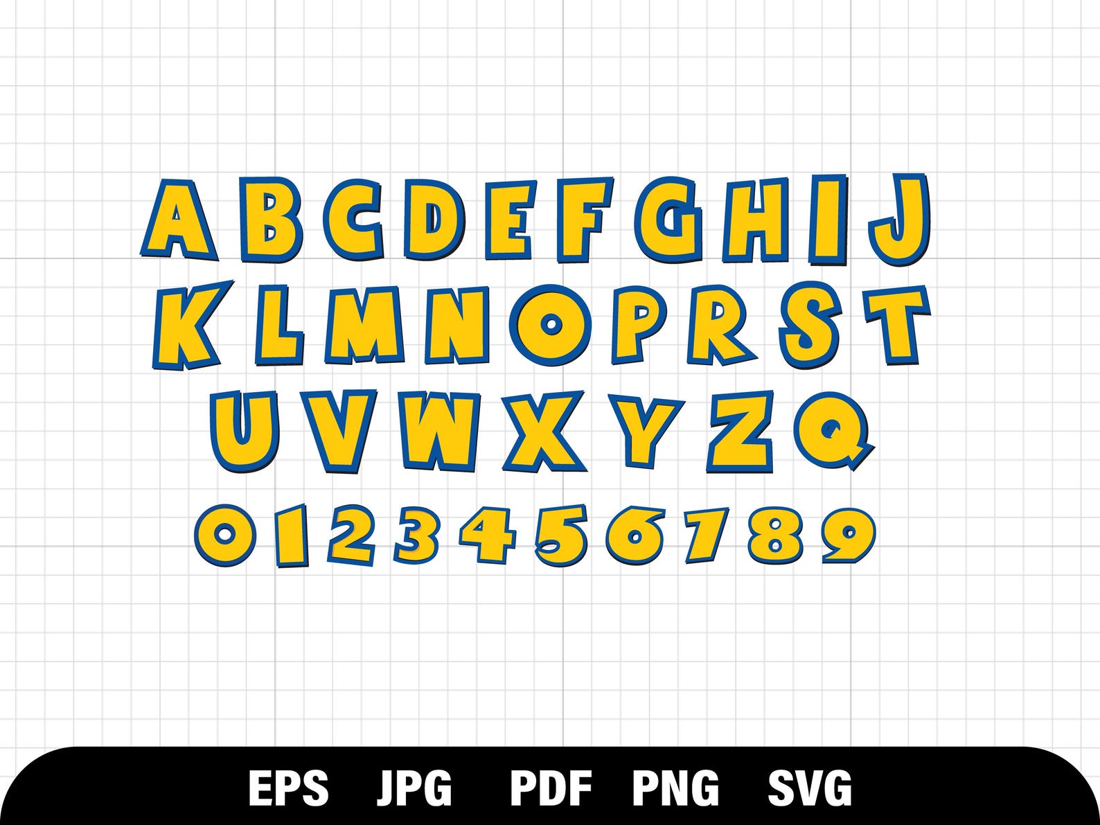 Toy Story Font SVG, Toy Story Alphabet SVG, Toy Story Letters Numbers ...