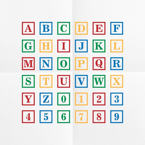 Abc Blocks - Etsy