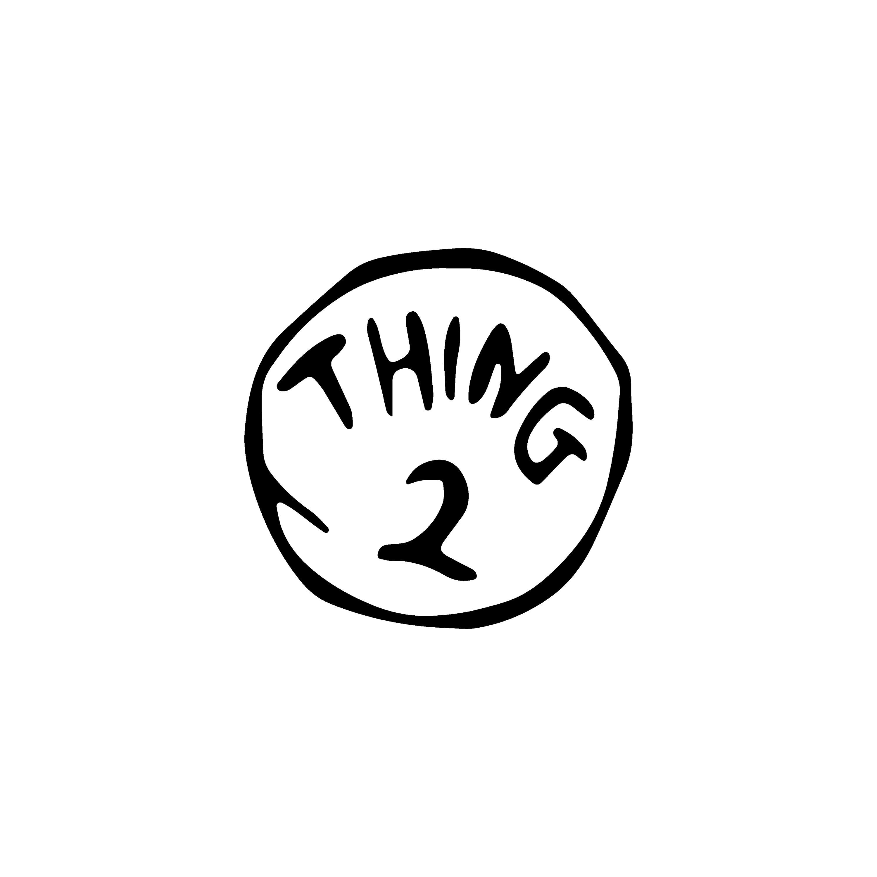 Thing 1 Thing 2 SVG | Thing 1 Thing 2 PNG | Thing 1 Thing 2 EPS | Thing ...