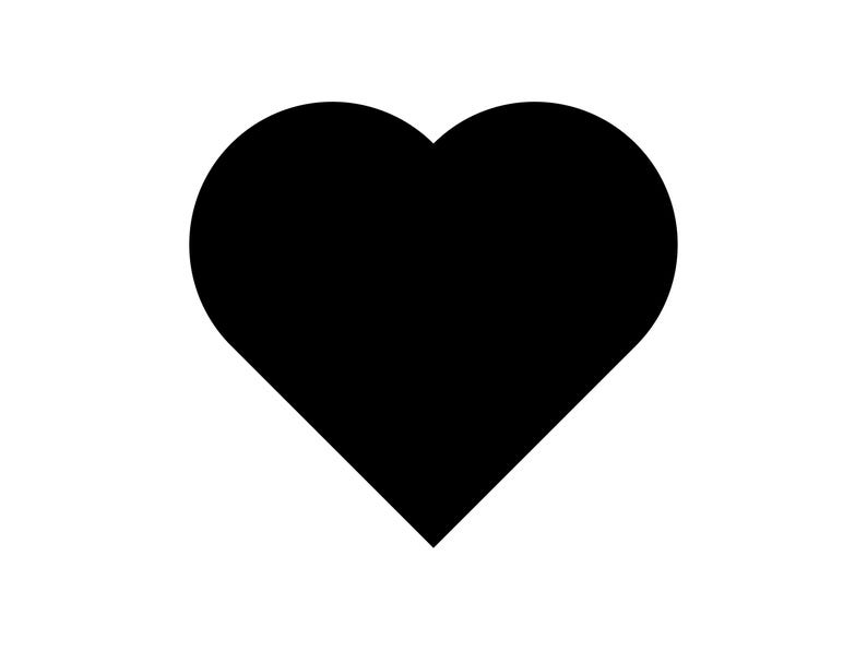 Solid Heart Svg, Heart Clipart, Love Svg, Heart Cut Files, Heart ...