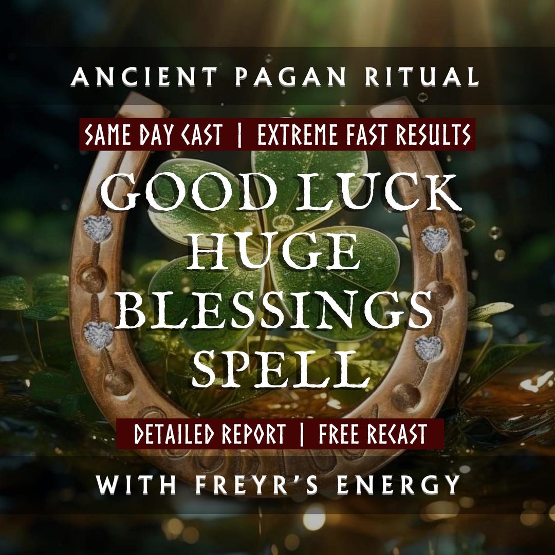 Good Luck Blessing Enchantment | Freyr Fortune Ritual | Opportunity ...