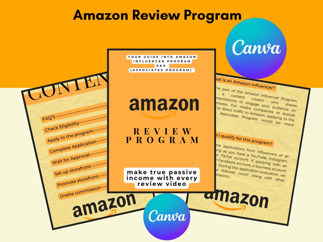 Amazon Review Program Guide - Etsy