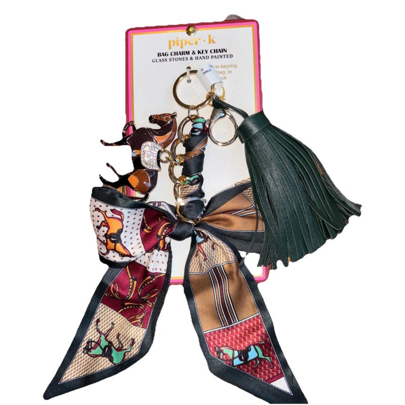 Piper K Bag Charm - Etsy