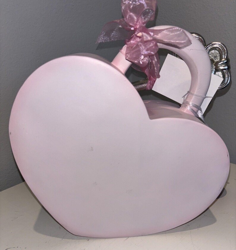 Rachel Zoe Pink Heart Lock and Key Valentine's Day Tj Maxx/homegoods ...