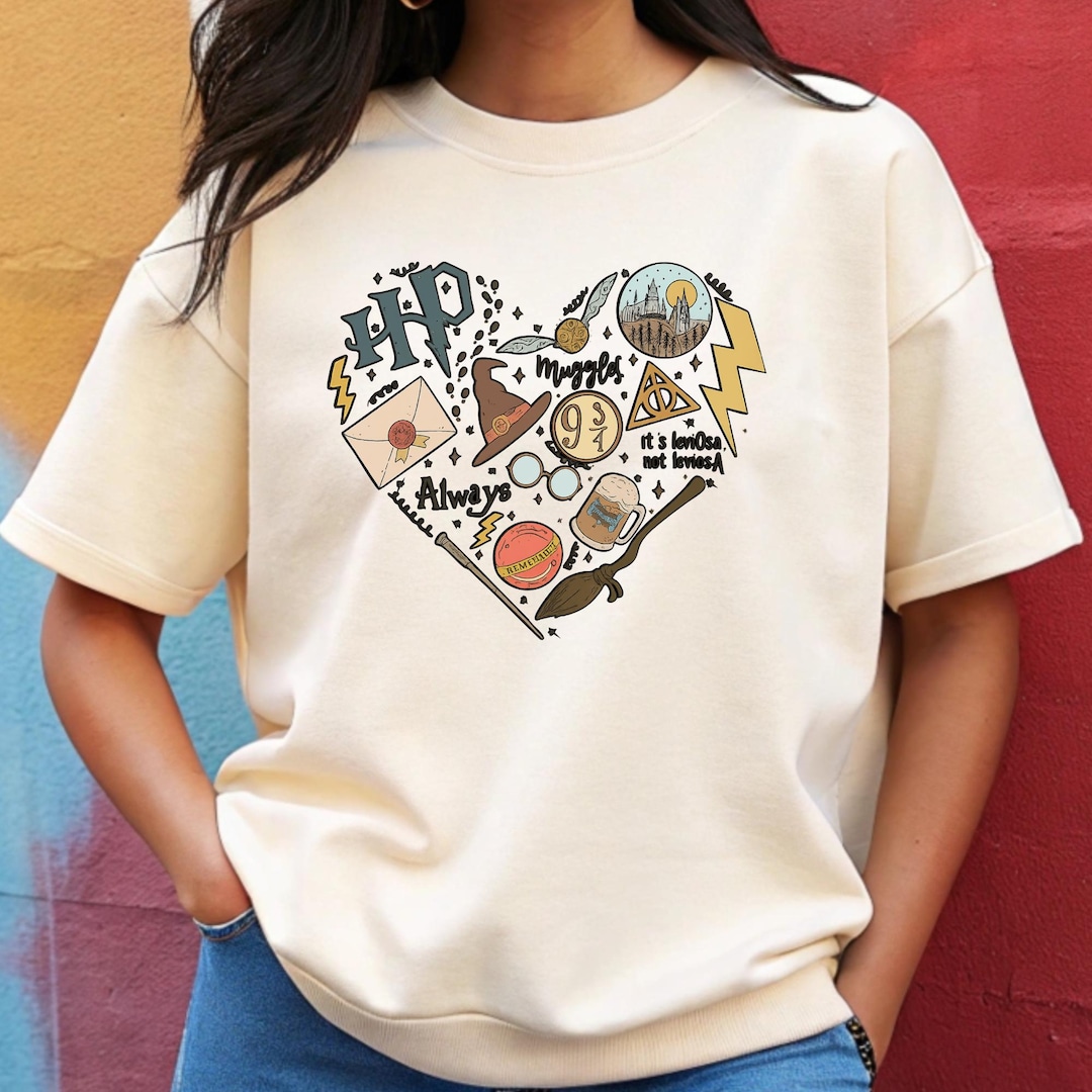 HP Love Shirt: Wizard Hat Halloween Tee - Etsy