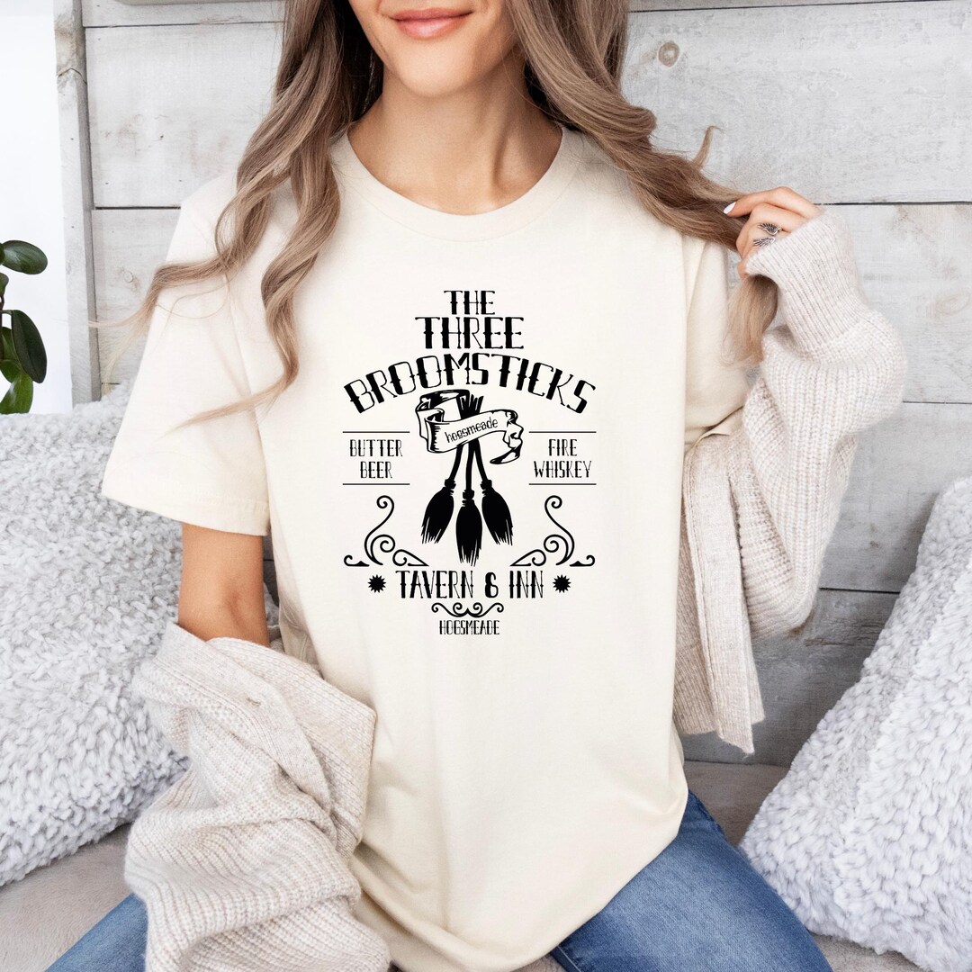 Hogsmeade Three Broomsticks Shirt: Wizarding World Inspired Tee - Etsy
