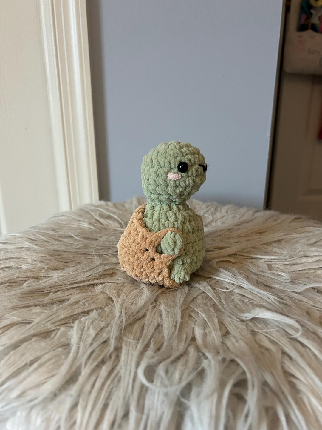 Crochet Cheeky Turtle Plushie Amigurumi - Etsy