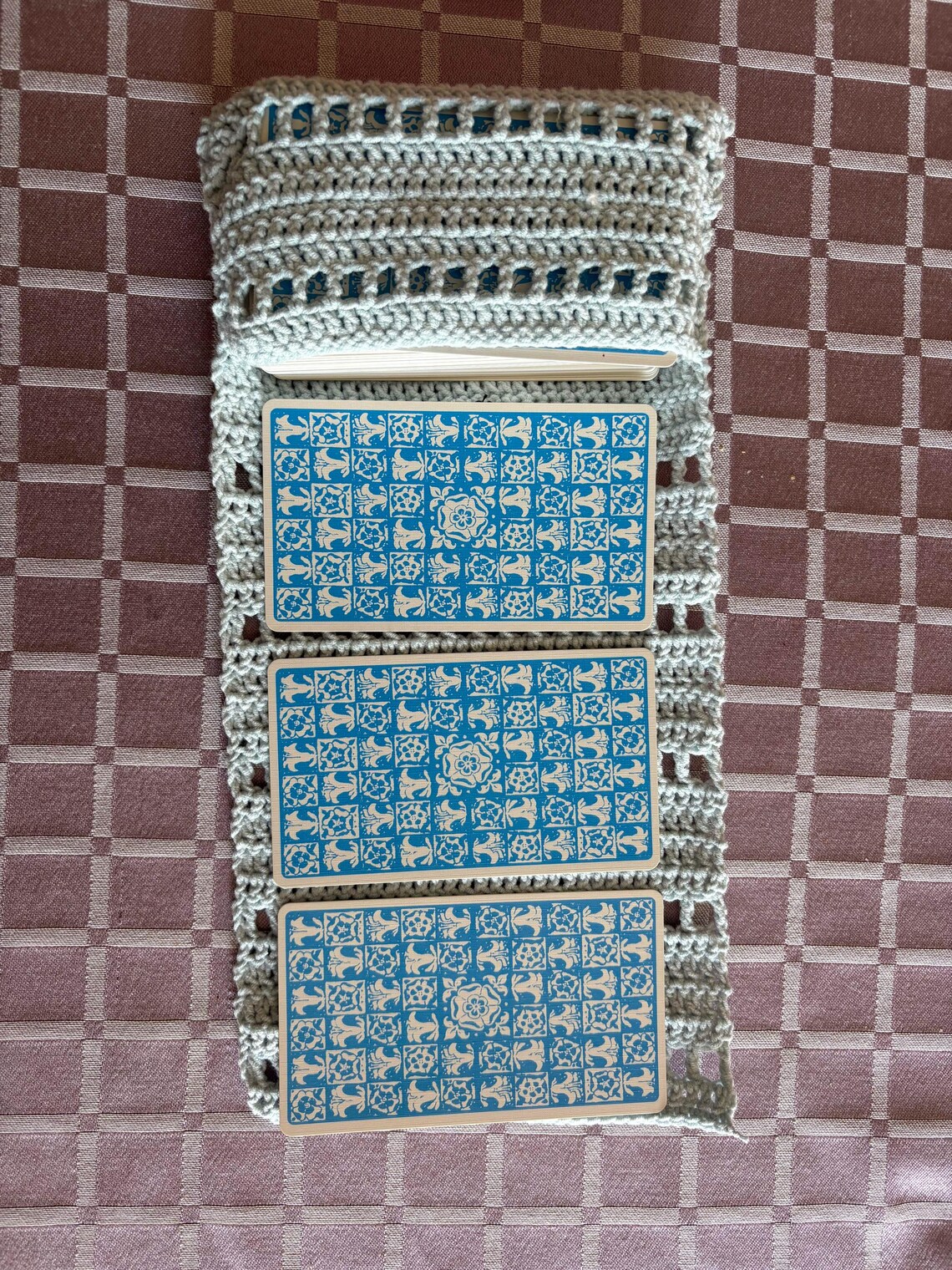 Crochet Tarot Card Pouch and Reading Mat - Etsy
