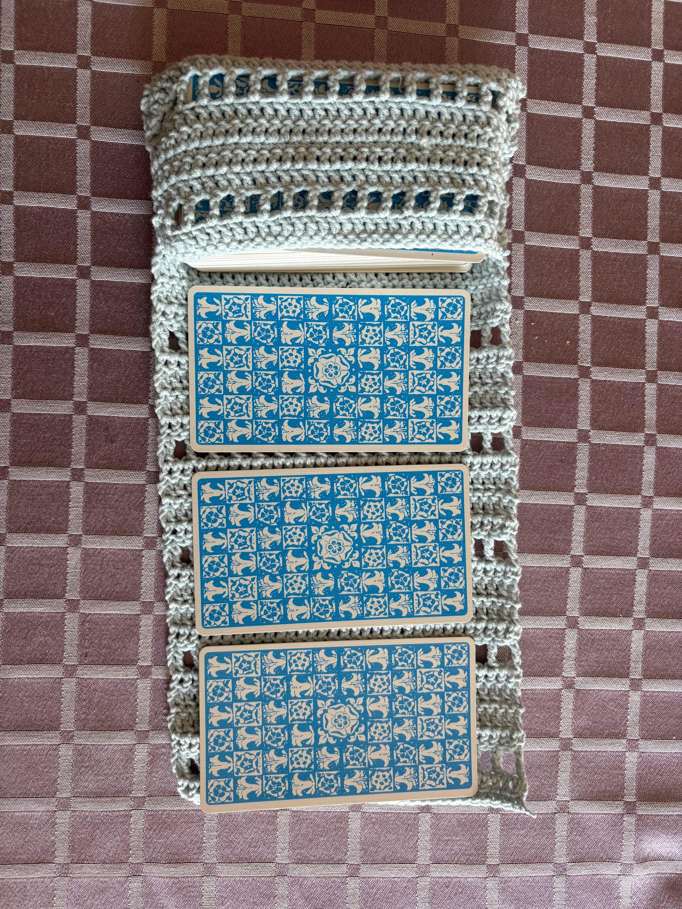 Crochet Tarot Card Pouch and Reading Mat - Etsy