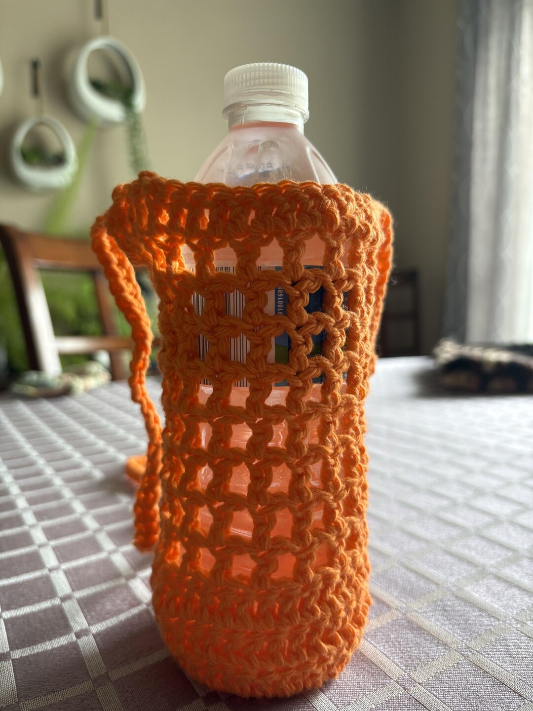 Crochet Mesh Water Bottle Holder Sling - Etsy
