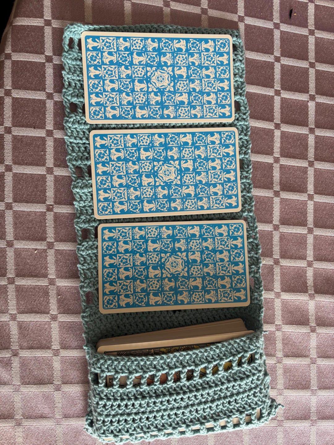 Crochet Tarot Card Pouch and Reading Mat - Etsy