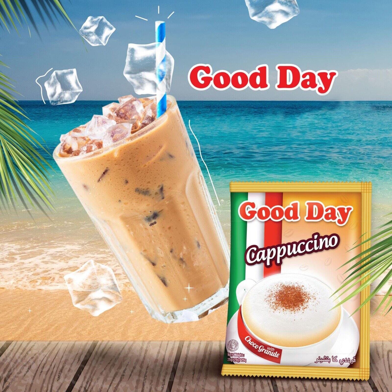 Good Day Cappuccino Instant Coffee, 20 Sachets 25 Gram - Etsy