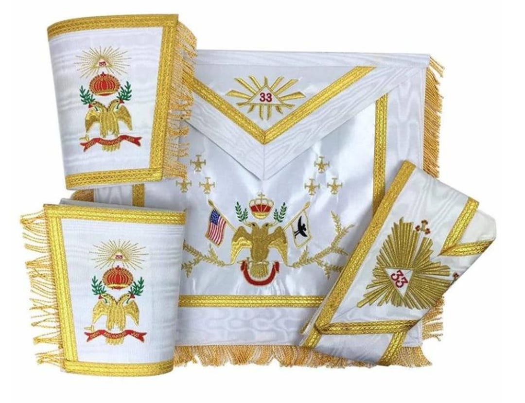 33rd Degree Scottish Rite Regalia Set - Machine Embroidery - Etsy