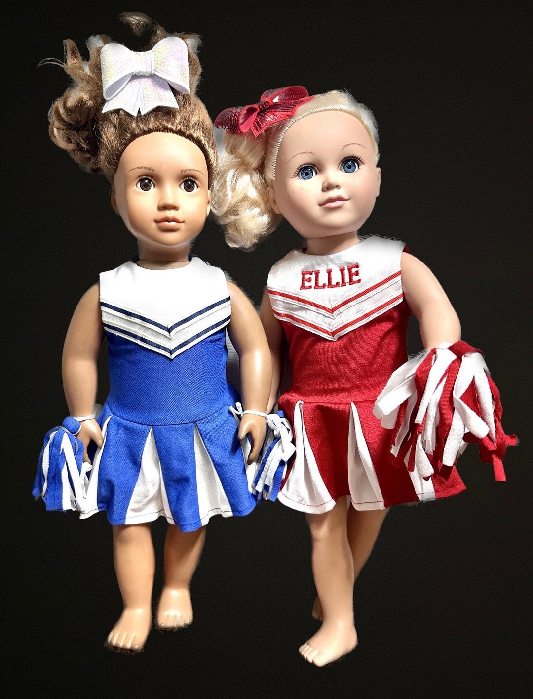 Custom Cheer Uniform for Any 18” Doll American Girl Made to Match ...