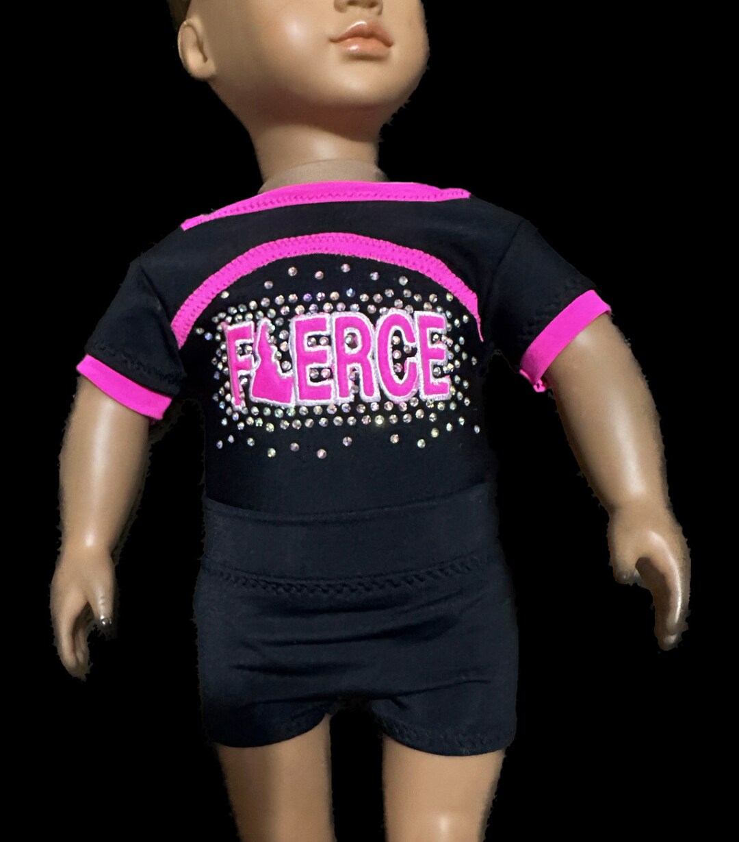 Fierce Idaho Embroidered Cheer Uniform for American Girl Doll 18” Made ...