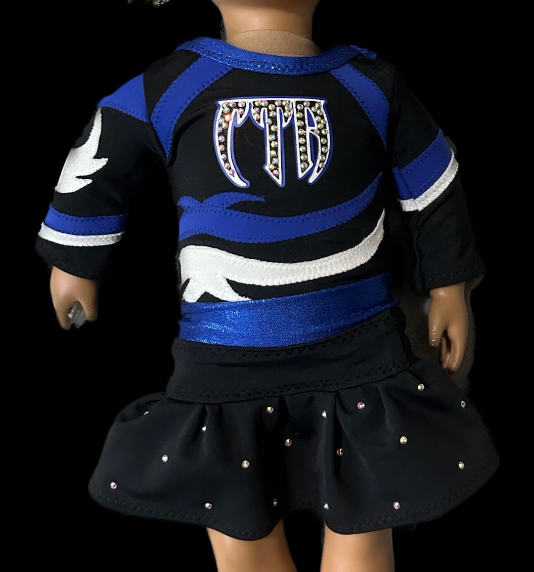CTA Cheer Uniform for American Girl Doll 18” Made to Match Spirit Good Luck Gift Champion ...