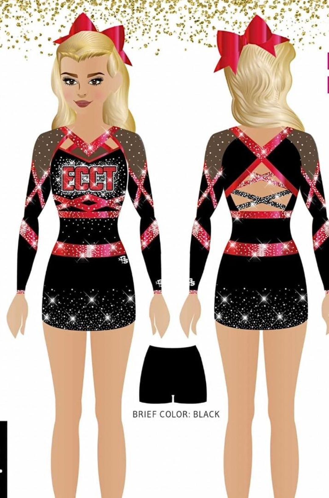 2026 Ready to Ship! ECCT Cheer Uniform for American Girl or Any 18 ...