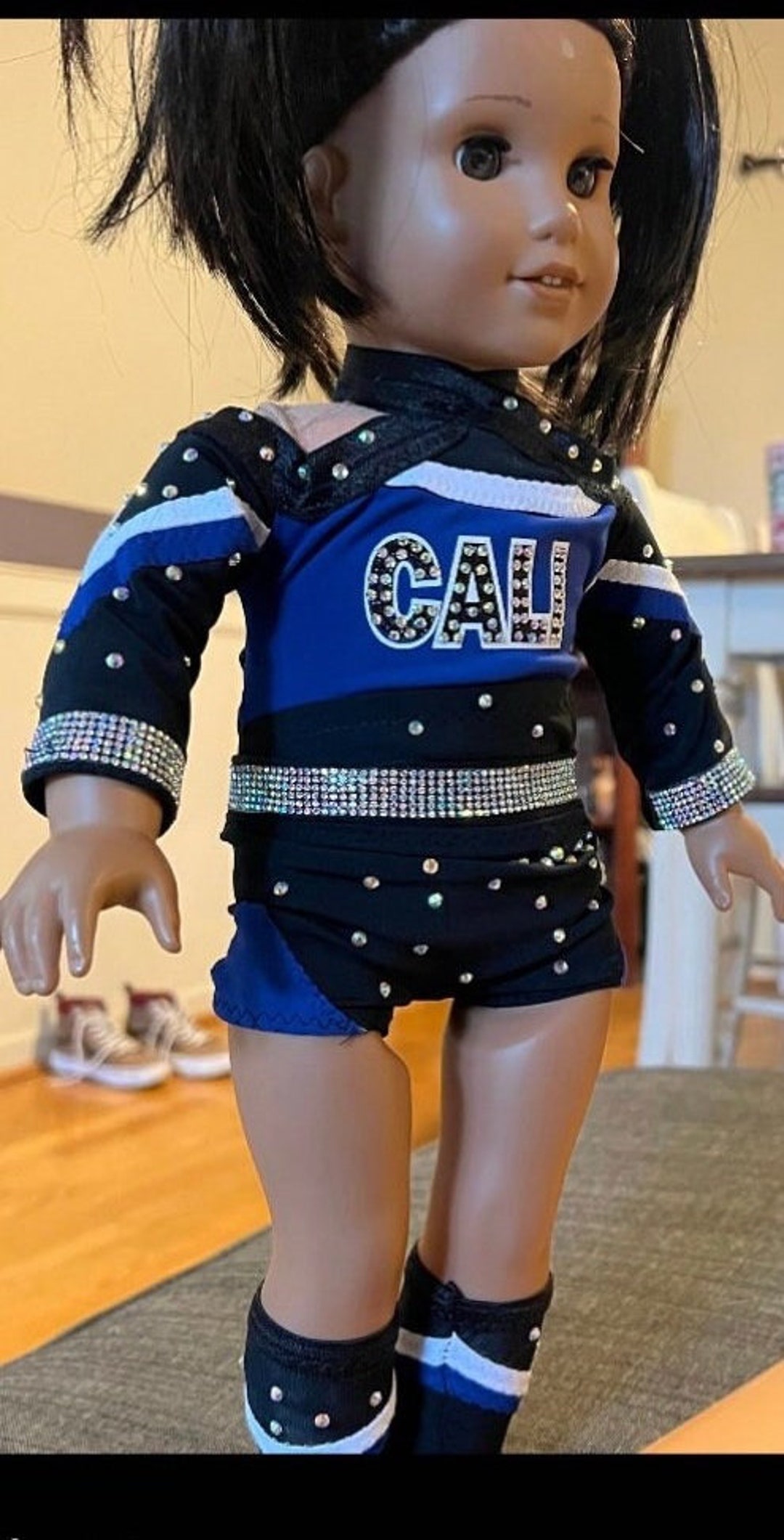 California Allstars Cali Cheer Uniform Outfit for American Girl Doll 18 ...