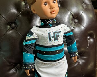 CSE Allstar Cheer Uniform for Any 18 Doll American Girl or My - Etsy