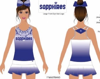 JAS Cheer Uniform for American Girl Doll - Etsy