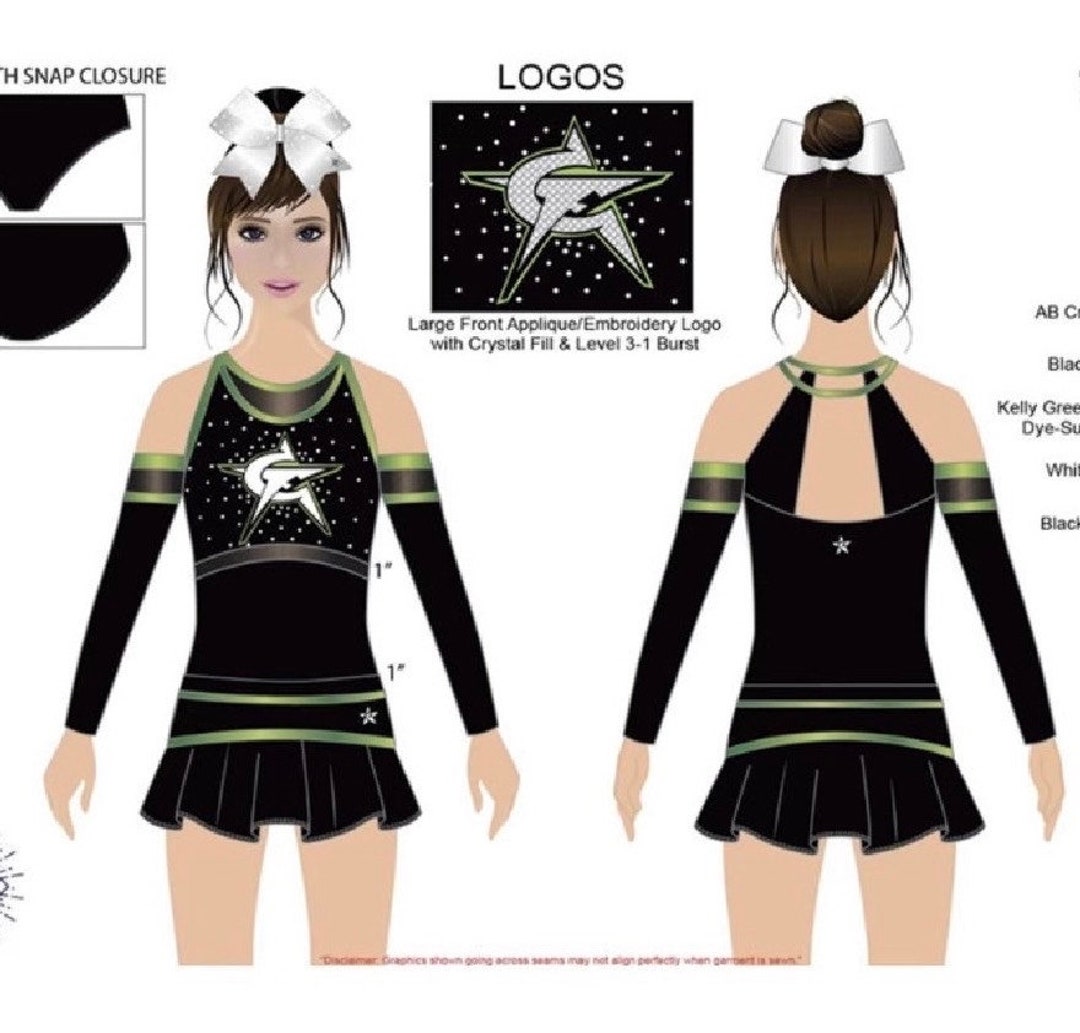 2023 2024 Cheerforce cheer uniform for American girl doll 18 force ...