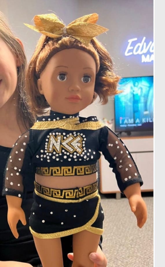 Norcal Elite Cheer Uniform for American Girl 18 Doll | Etsy