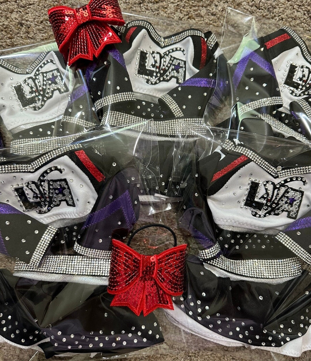 2024 Lunar Viper Allstar Embroidered Cheer Uniform for American Girl ...