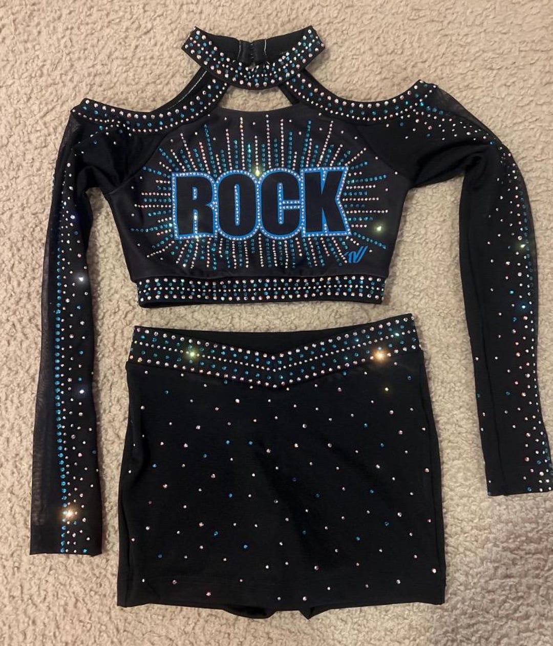 2026 Rock ALLSTAR Cheer Uniform WITH MESH for 18” A G Doll 18 ...