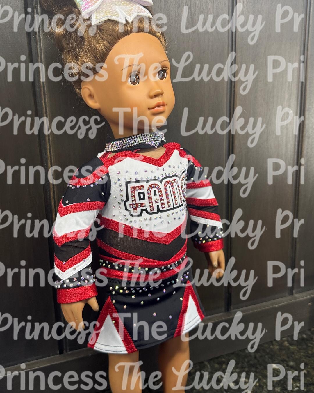 2026 Elite FAME Cheer Uniform for Girl 18” Doll Made to Match Present ...