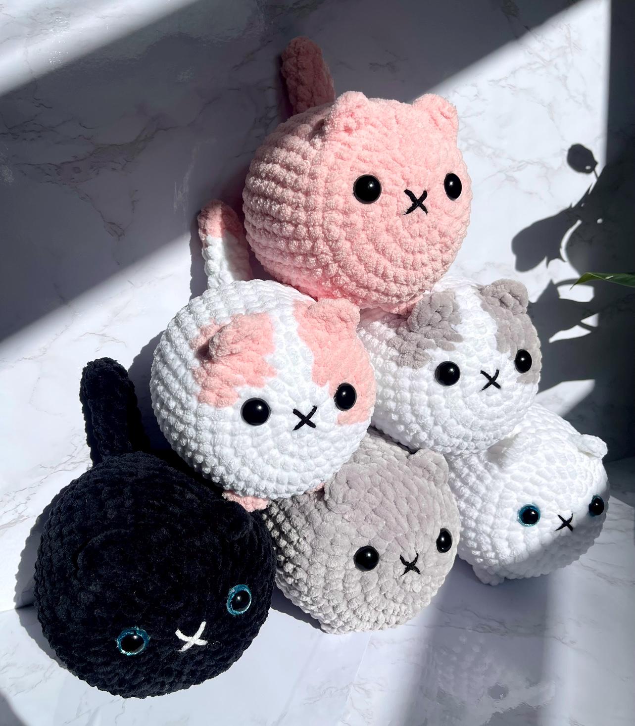 Handmade Crochet Loaf Cat - Etsy