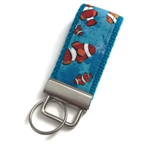 Mini Key Fob, Blue, Orange, Green, Fish, Nemo - Etsy