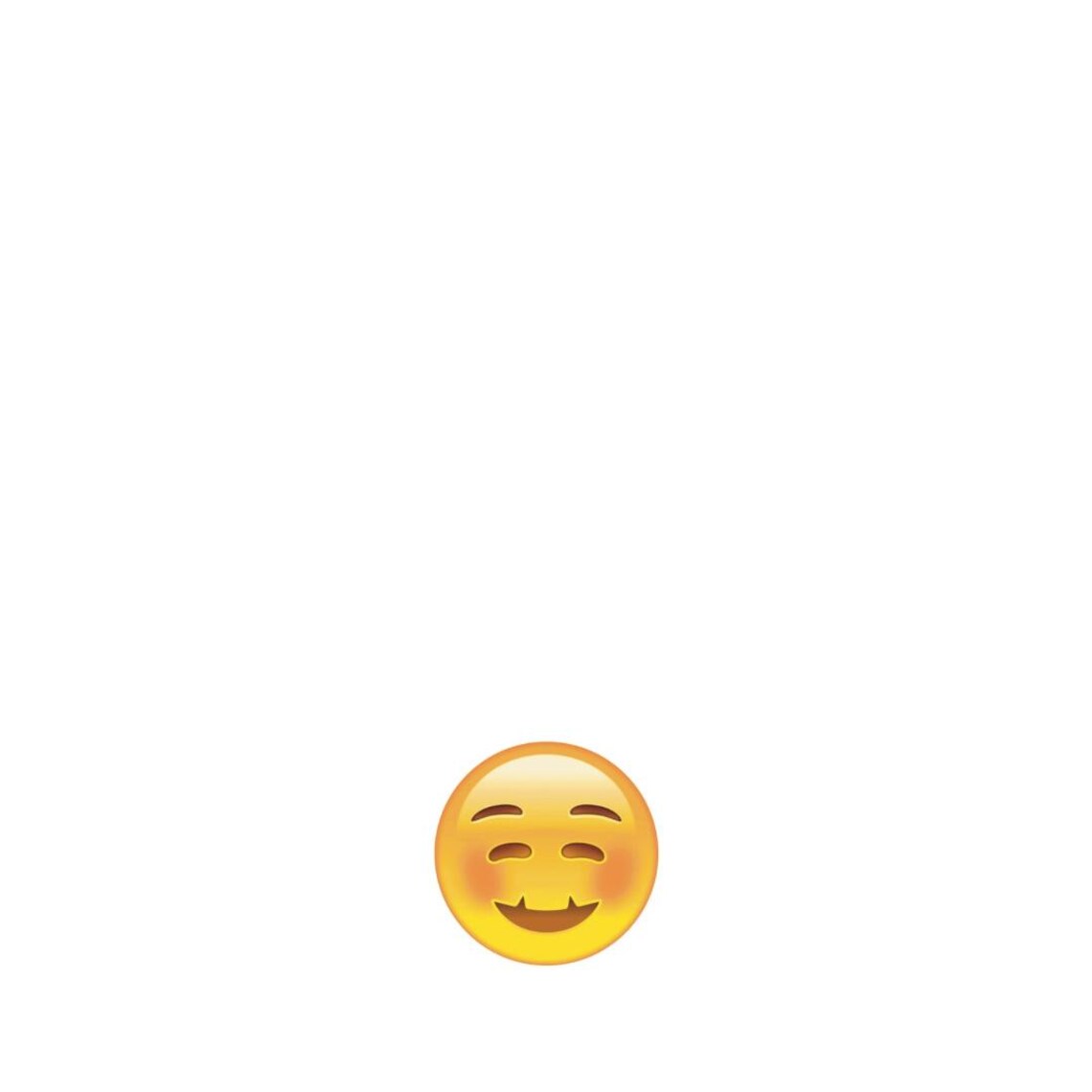 Bilateral Cleft Lip Smile Emoji - Etsy