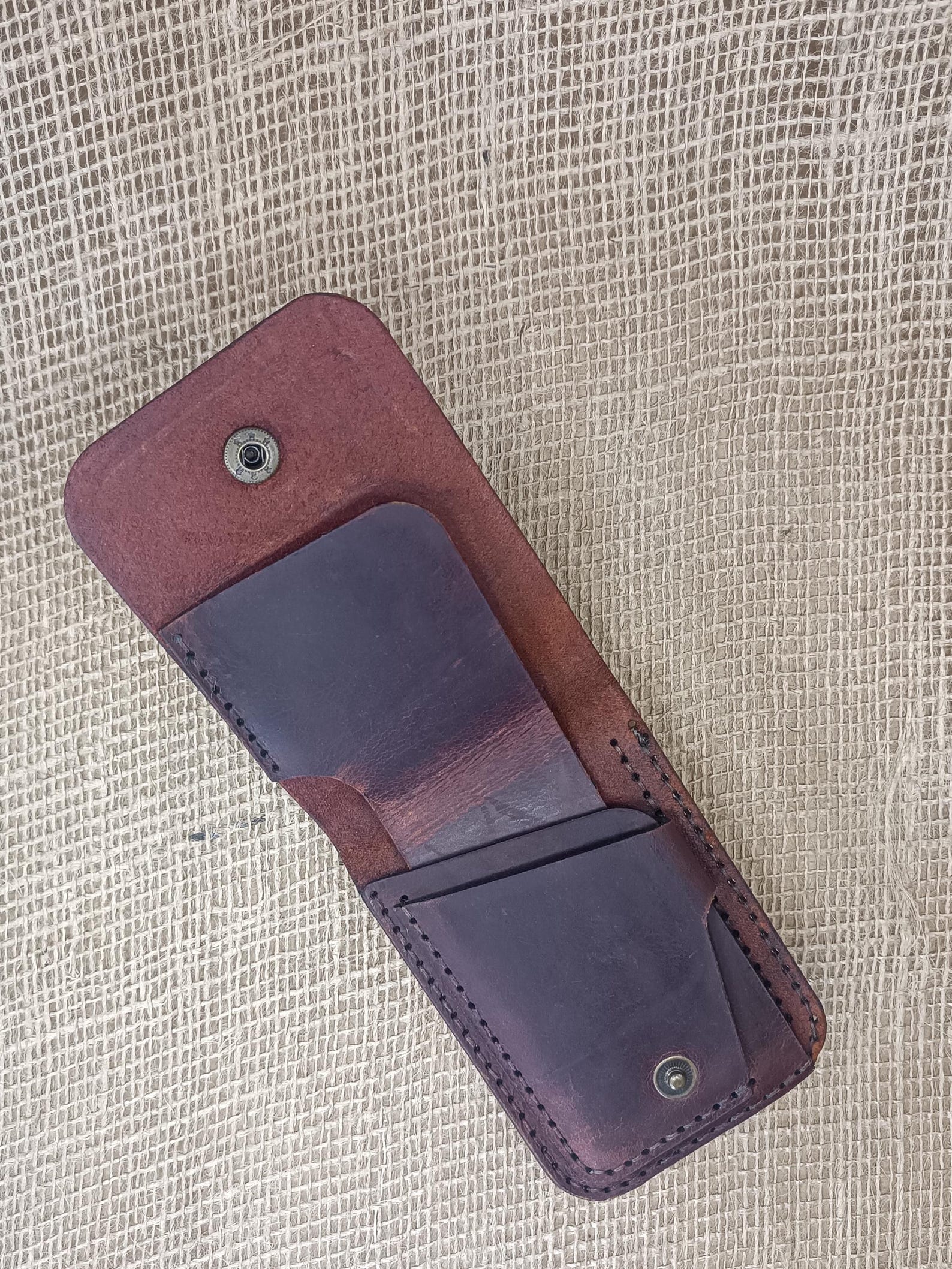 Personalized Leather Bifold Wallet: Handmade Slim Wallet, Laser ...